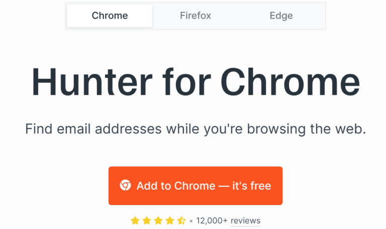 Hunter.io Best Email Finder